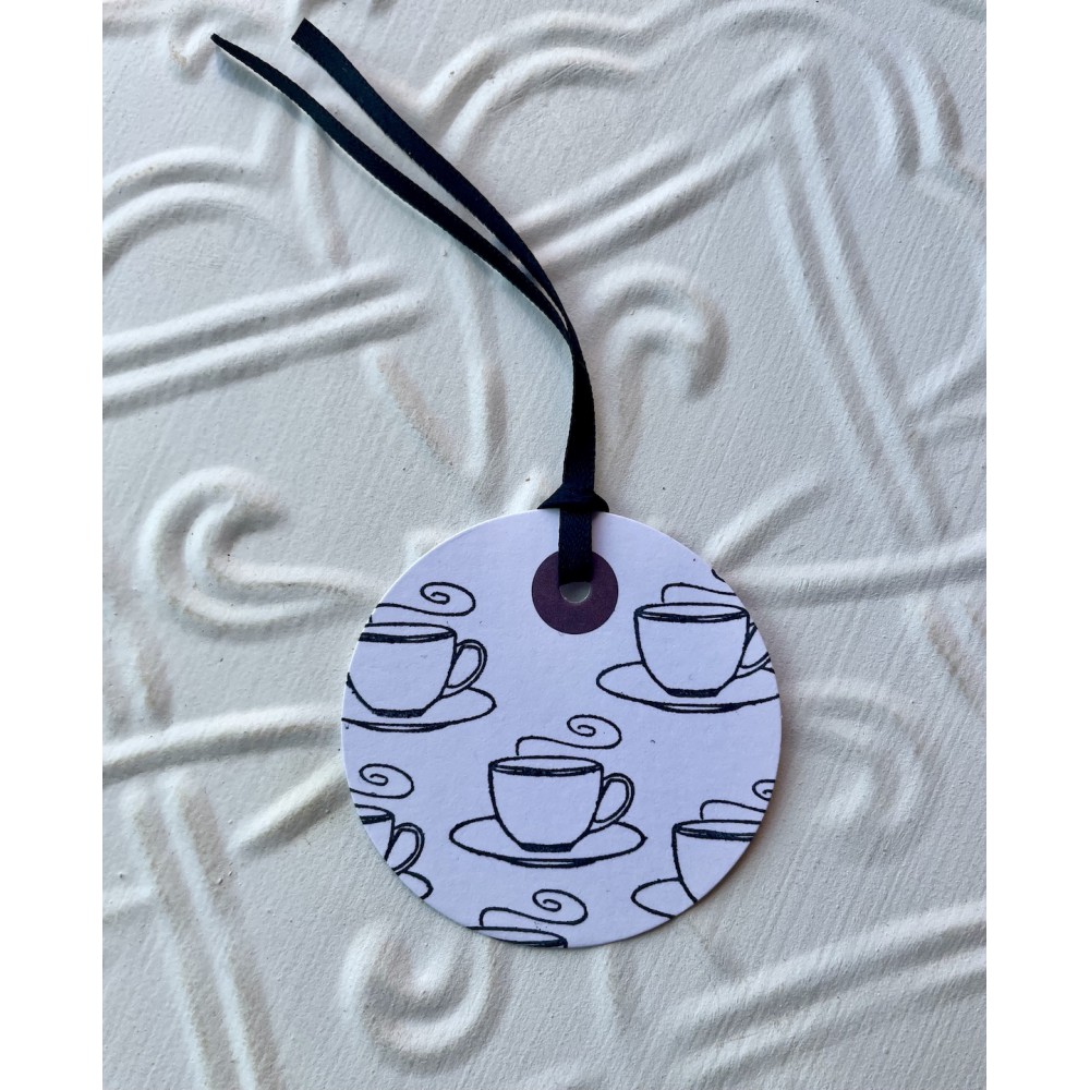 Cuppa Coffee or Tea Rubber Stamp from the Old Island Stamp Company