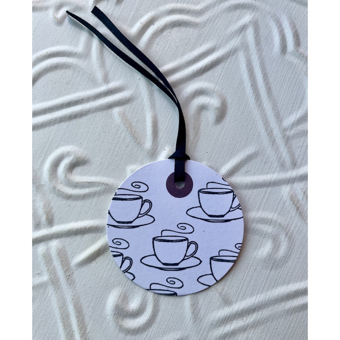 Cuppa Coffee or Tea Rubber Stamp from the Old Island Stamp Company