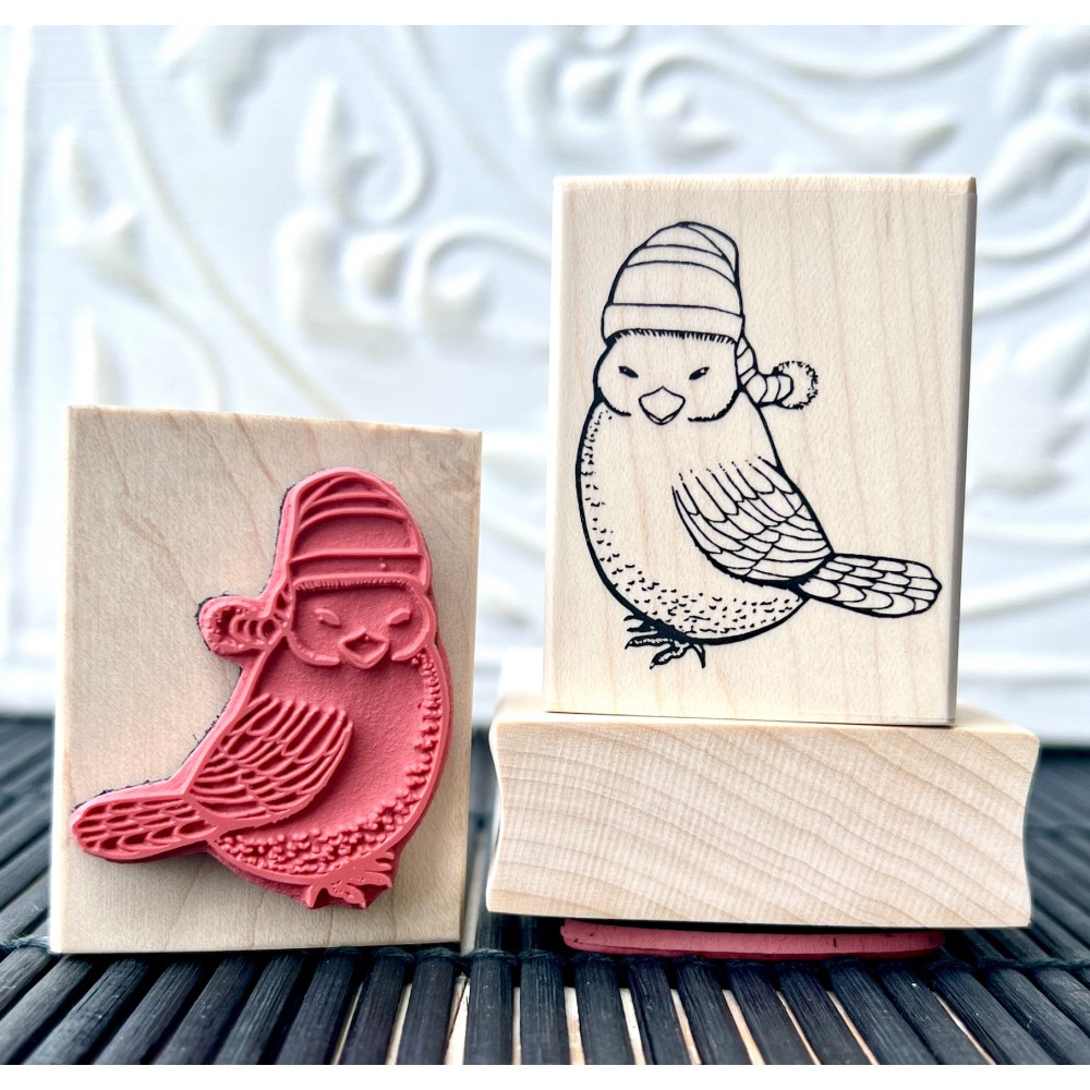 Sweet Snowbird Rubber Stamp from the Old Island Stamp Company