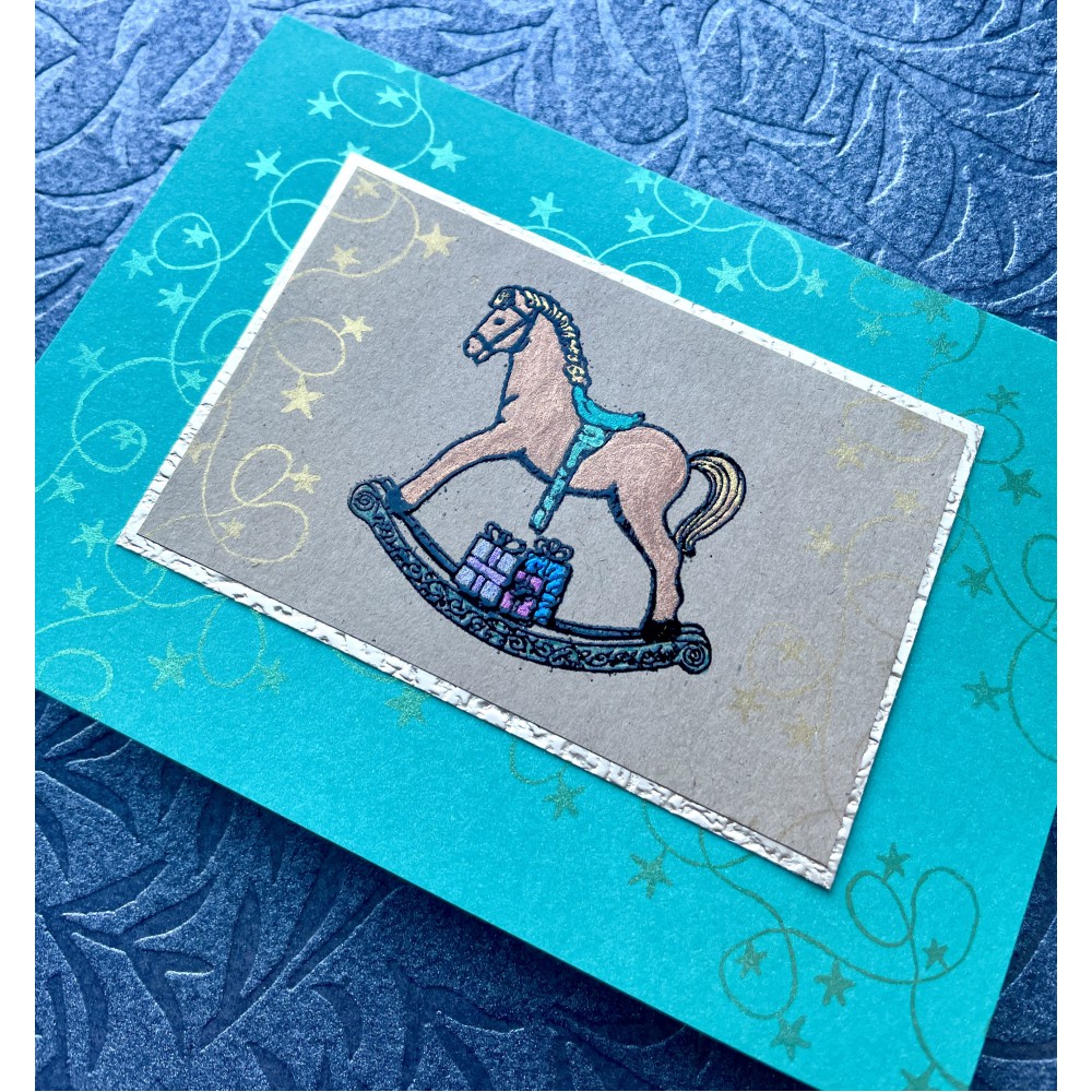 Rocking Horse Rubber Stamp from The Old Island Stamp Company