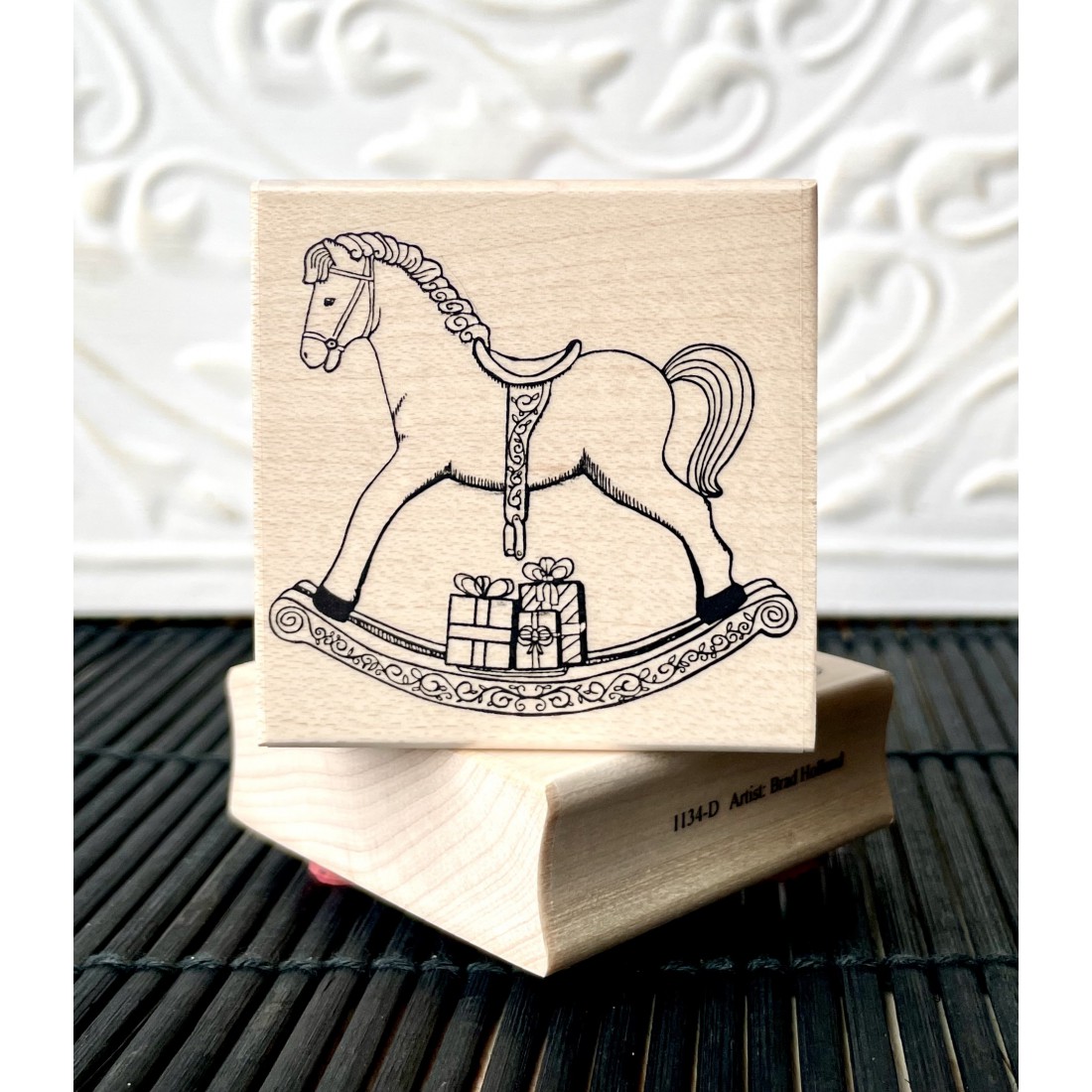 Rocking Horse Rubber Stamp from The Old Island Stamp Company