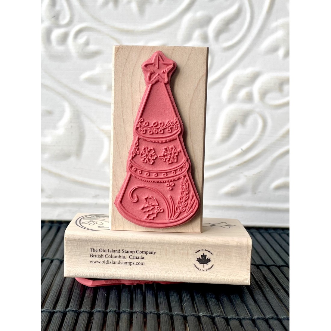 Claypot Christmas Tree Rubber Stamp from The Old Island Stamp Company ...