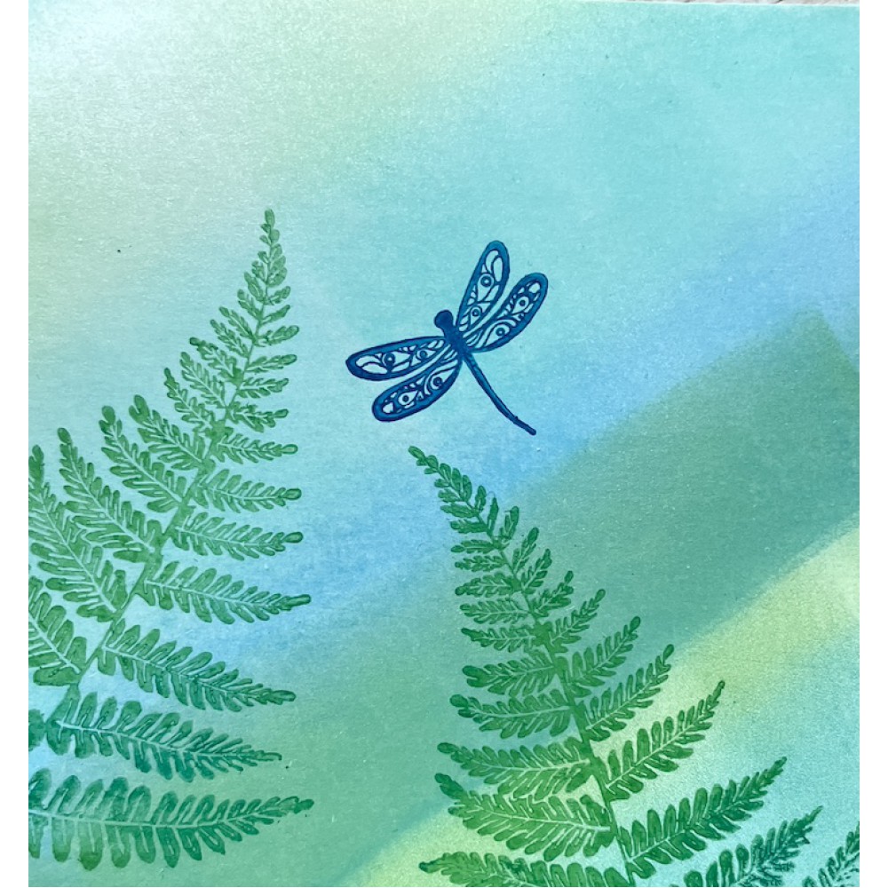 Tiny Dragonfly Rubber Stamp from The Old Island Stamp Company