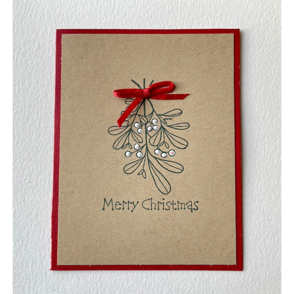 Mistletoe Rubber Stamp from The Old Island Stamp Company