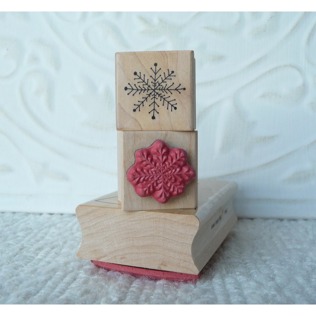 Tiny Snowflake Rubber Stamp