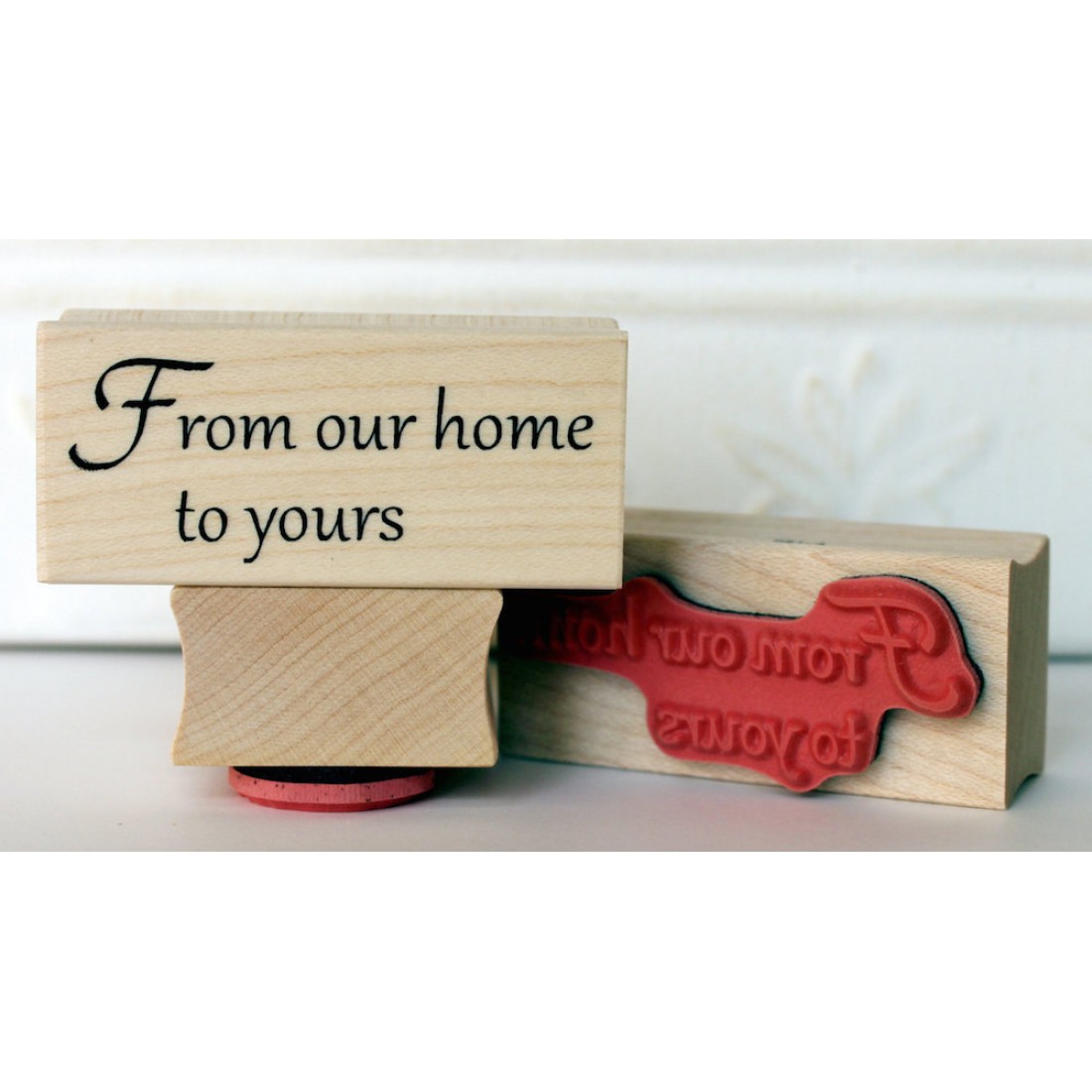 From Our Home To Yours Rubber Stamp